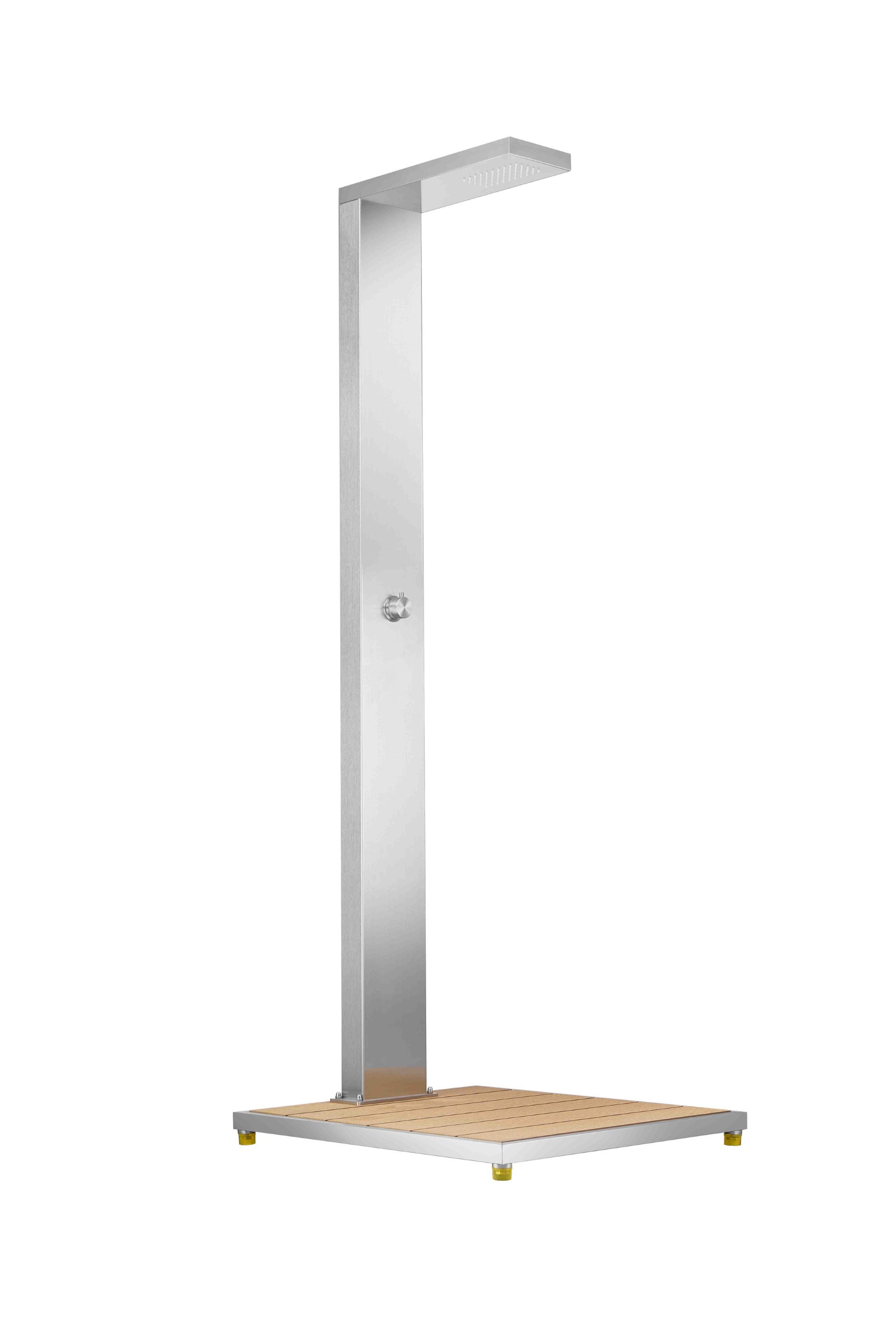 Regadera Regata De Exterior Con Piso De Madera - Italgres